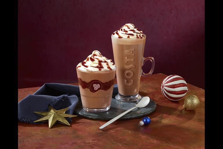 Costa Coffee launches Christmas menu with new festive items | The Grocer